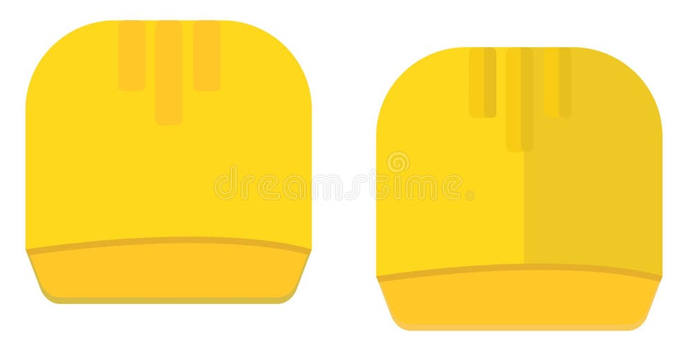 Construction cap, icon stock vector. Illustration of head - 261375493
