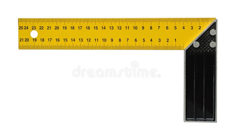 Carpenter with Ruler and Pencil Taking Measurements To Cut a Piece of ...