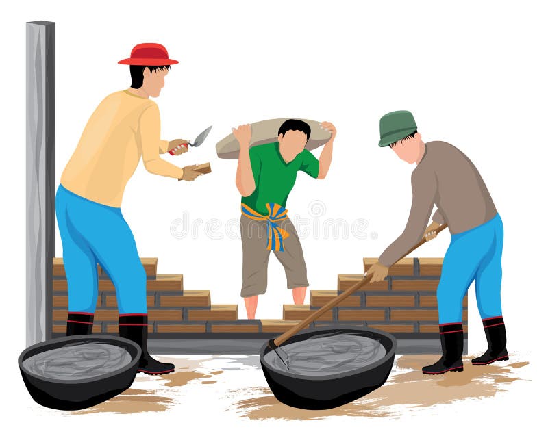 Construction cartoon shape stock vector. Illustration of shape - 87333515