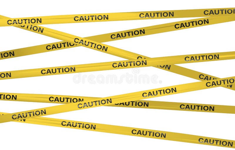 Caution Warning Background. Seamless Vector Texture for Safety Stock ...