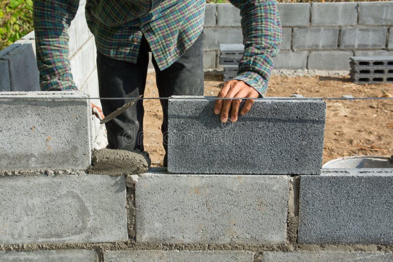 Construction stock photo. Image of masonry, skill, shovel - 62646544