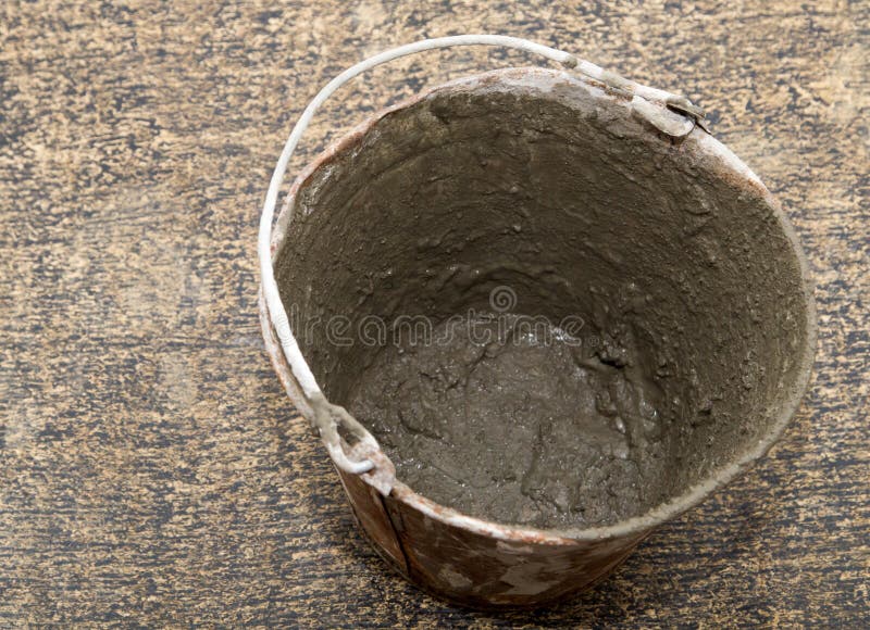 Construction of a Cement Bucket Stock Photo - Image of industrial ...