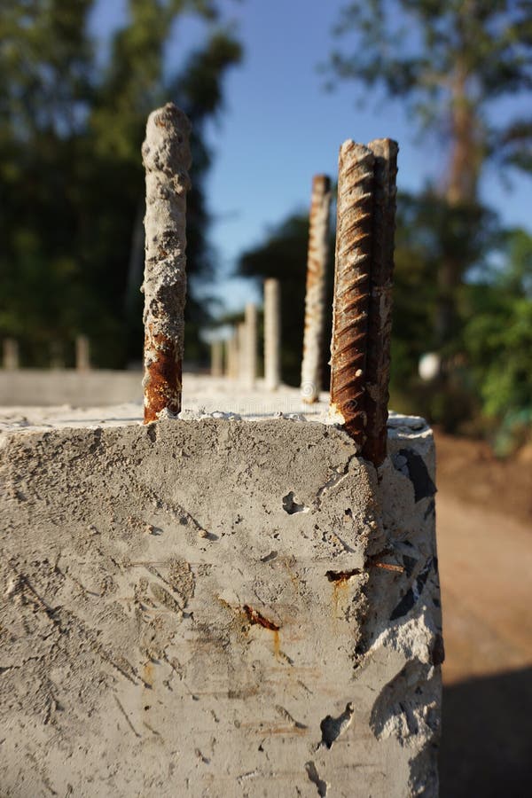 Construction cement steel stock image. Image of concrete - 127303859