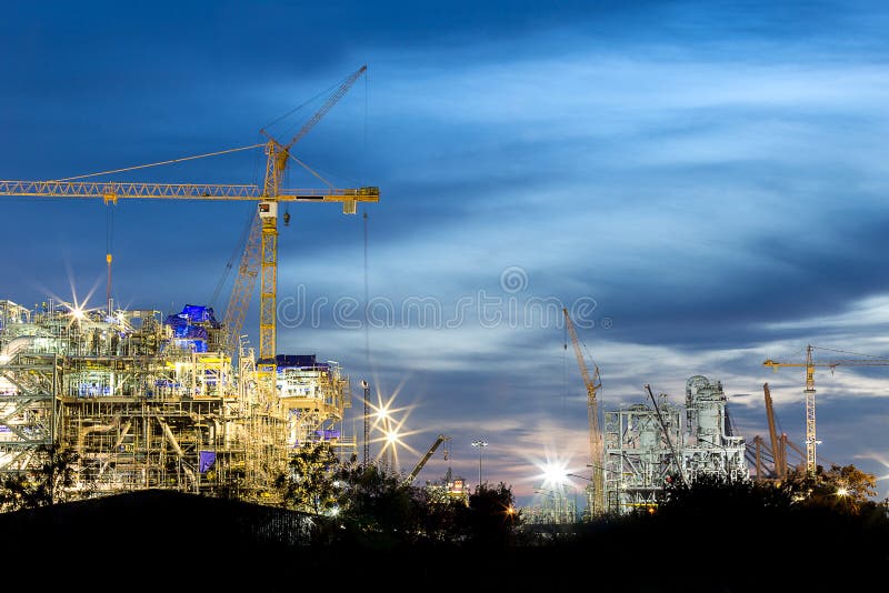 Construction of Chemical Plant Industry Editorial Image - Image of ...