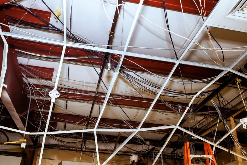 Within Construction Complex, Ceiling Works Contribute To a Interior ...