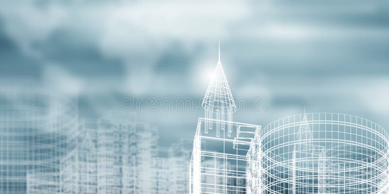 Construction concept stock illustration. Illustration of model - 38483144