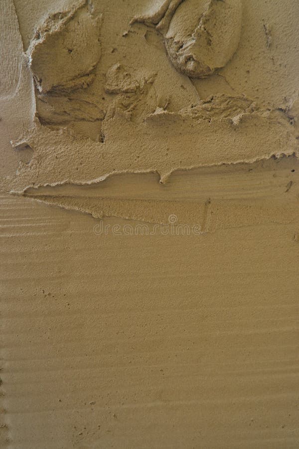 Construction Concept. Cement Plaster Stock Photo - Image of building ...