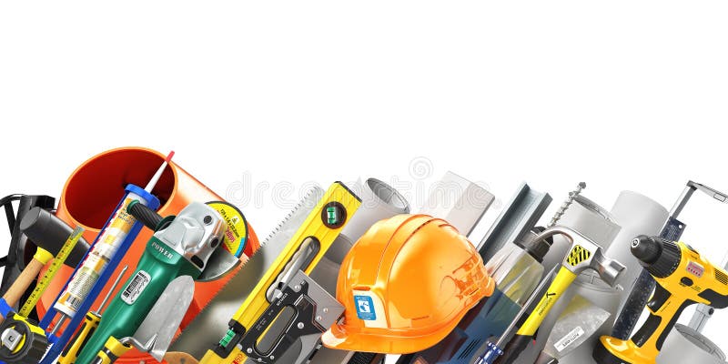 Construction concept. stock illustration. Illustration of level - 99175409