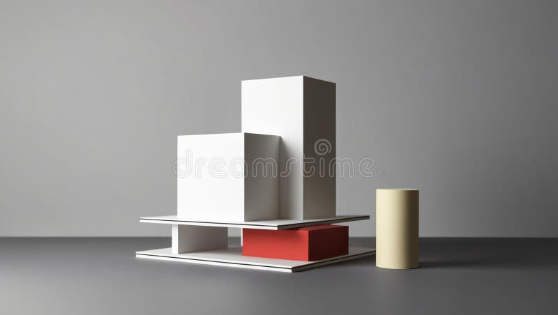 Construction Concept. Residential Building Drawings and Architectural ...