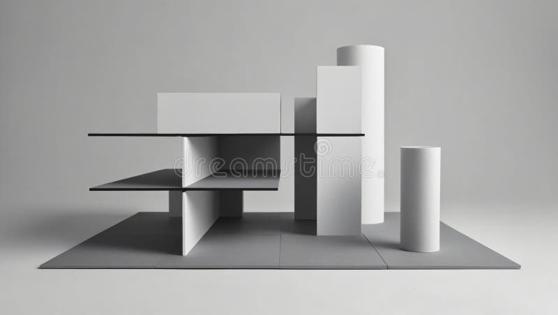 Construction Concept. Residential Building Drawings and Architectural ...