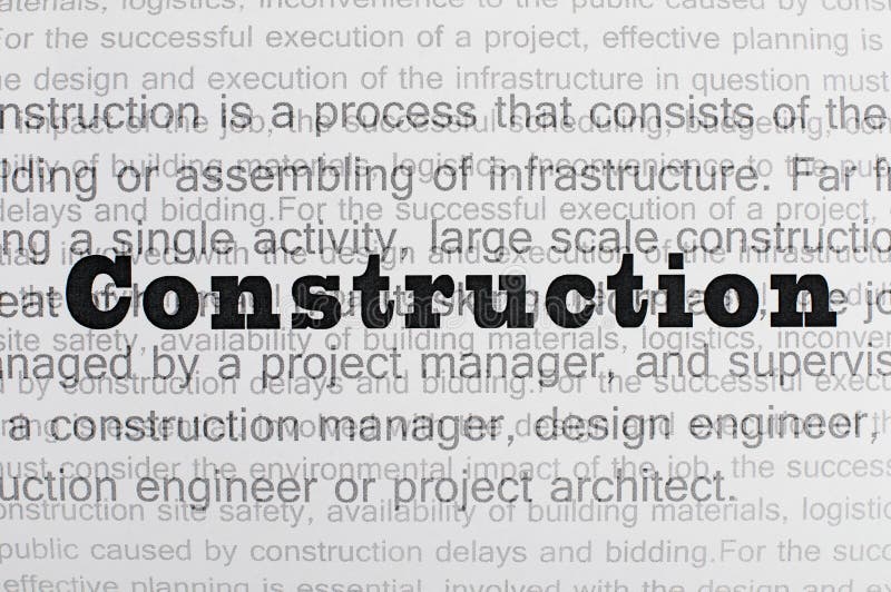 Building & Construction Doodle Concept Stock Vector - Illustration of ...