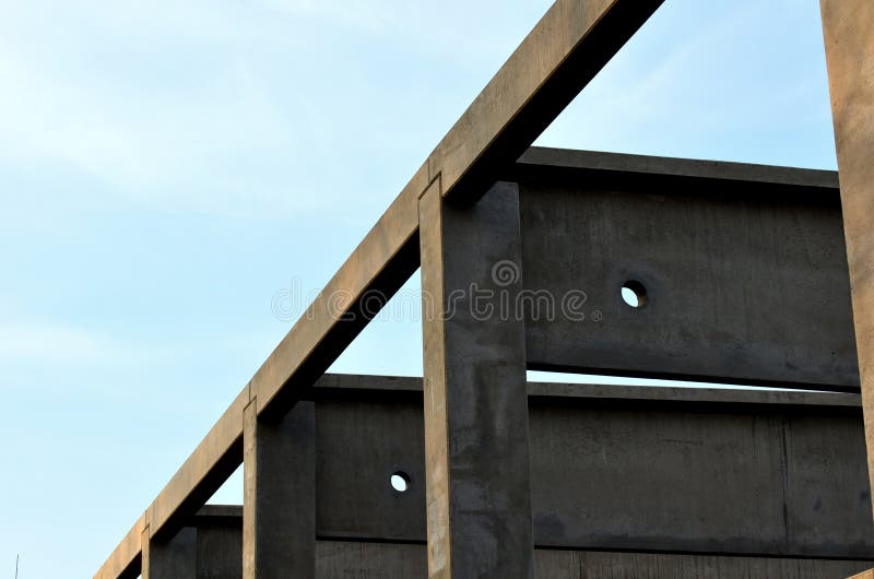 Construction of Concrete Structure of Industrial Hall of Warehouse ...