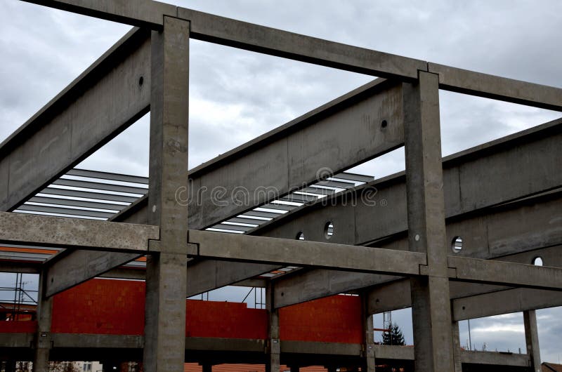 Construction of Concrete Structure of Industrial Hall of Warehouse ...