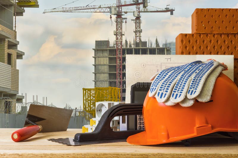Construction and Construction Accessories Stock Photo - Image of ...