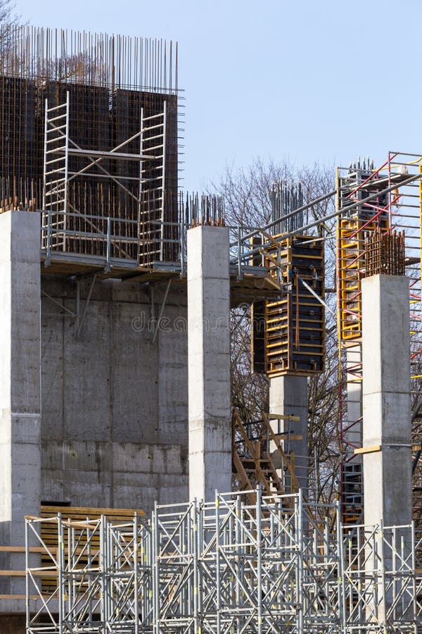 Construction and Construction Site Stock Photo - Image of bricks ...
