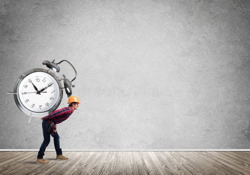 Construction Contract Deadline Stock Photo - Image of back, architect ...