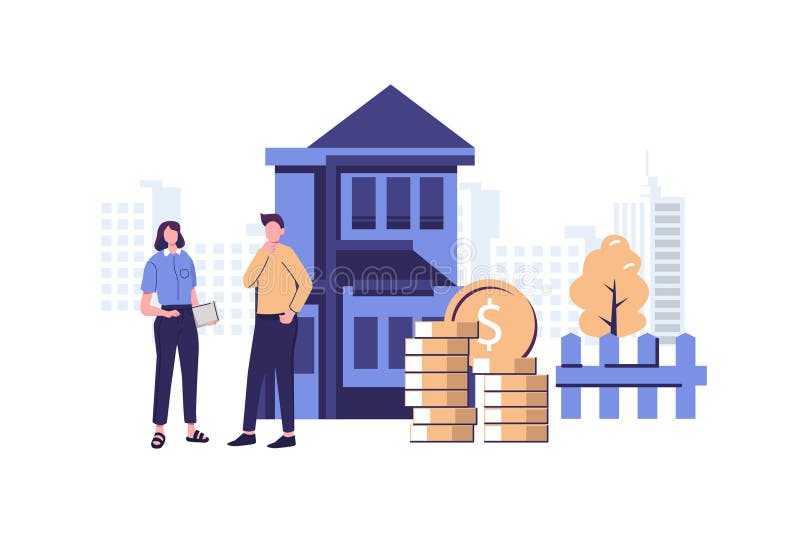 Costs Cut in Flat Style on White Background. Vector Illustration ...