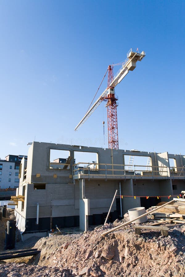 Construction Crane stock image. Image of industry, construction - 905833