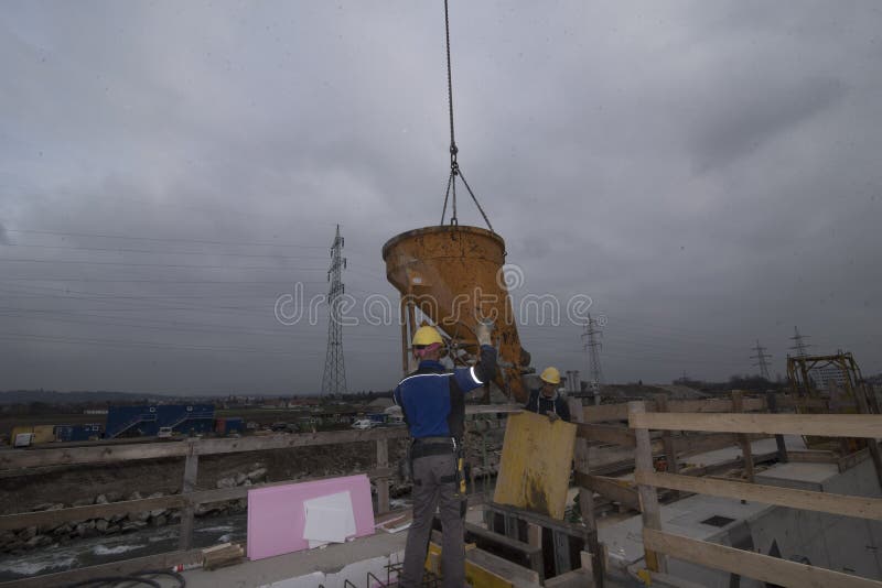 Construction Crane with Heavy Load Editorial Photo - Image of load ...