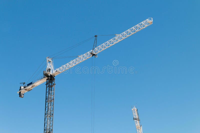 A Construction crane stock image. Image of engineering - 90405533