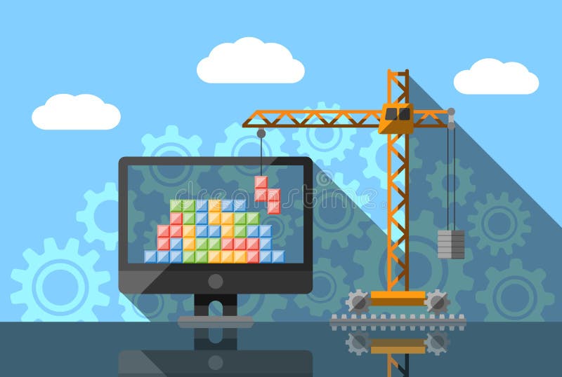 Building Something Stock Illustrations – 438 Building Something Stock ...