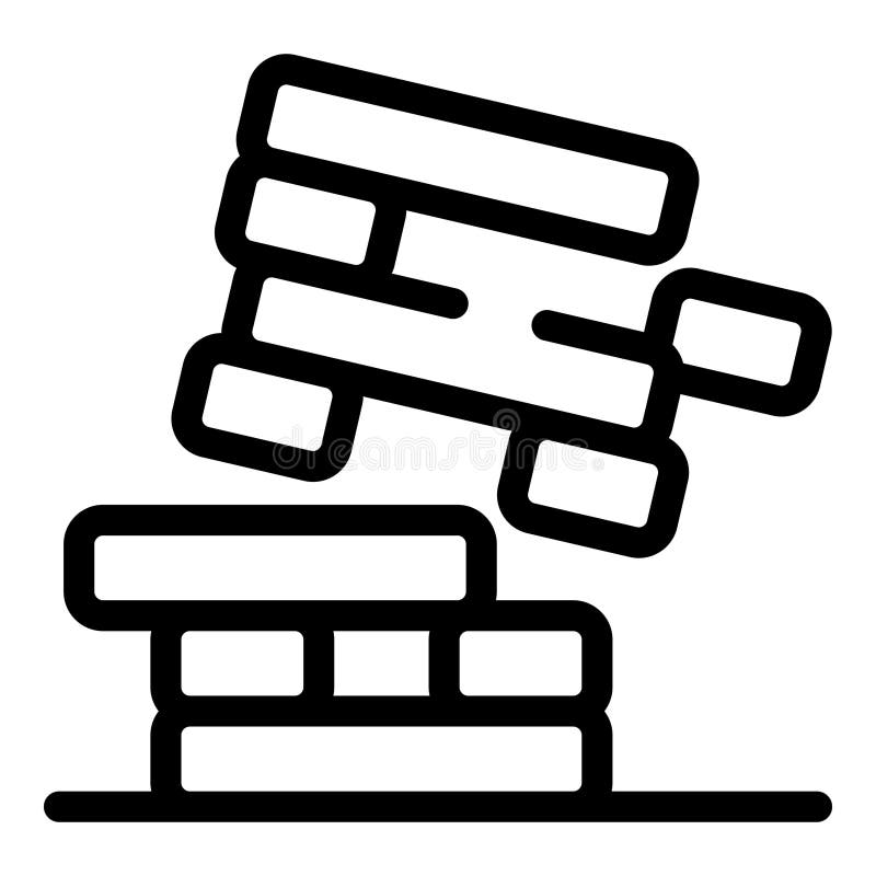 Construction Crane Lifting Concrete Slab for Building Wall Stock Vector ...