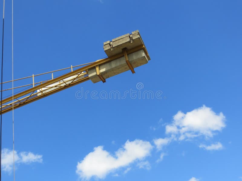 Construction crane machine stock photo. Image of machine - 75219540