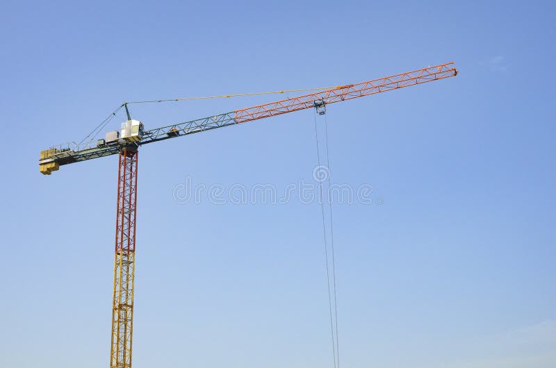 Construction Crane, Tall Machinery Stock Photo - Image of tall ...