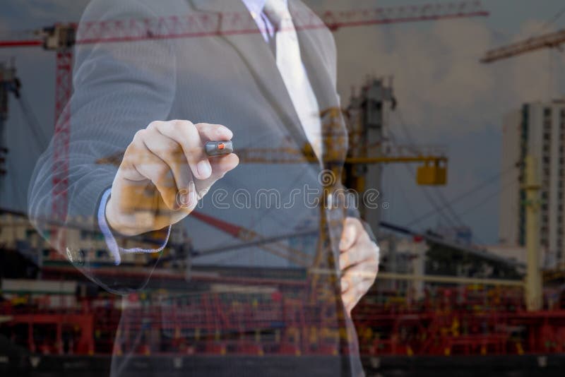 Construction cranes stock image. Image of buildings, cranes - 55875103
