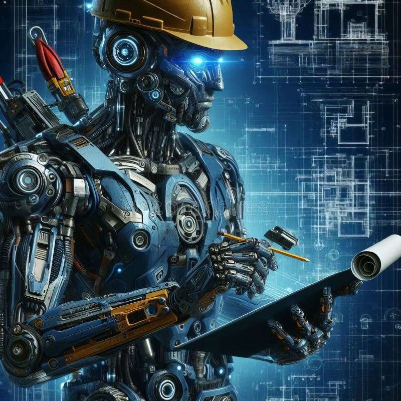 100 131. Construction Cyborg with Heavy Lifting Capabilities, P Stock ...