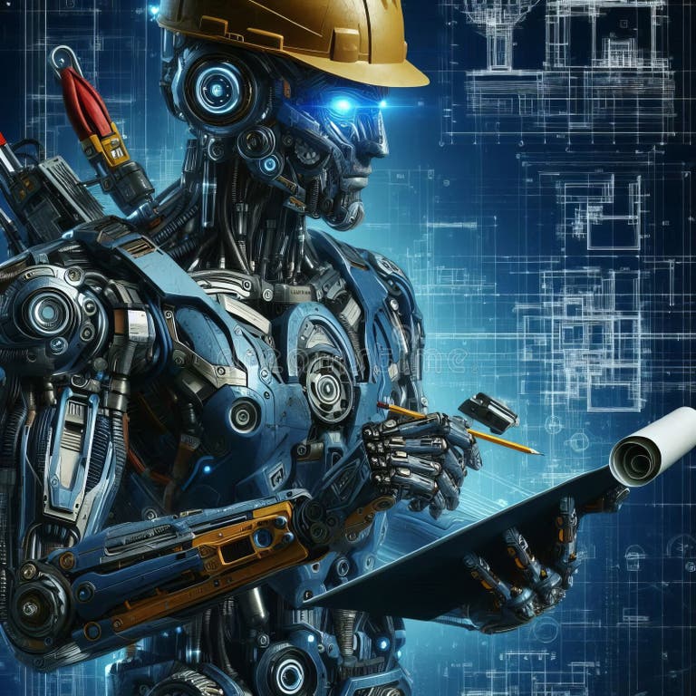 100 131. Construction Cyborg with Heavy Lifting Capabilities, P Stock ...