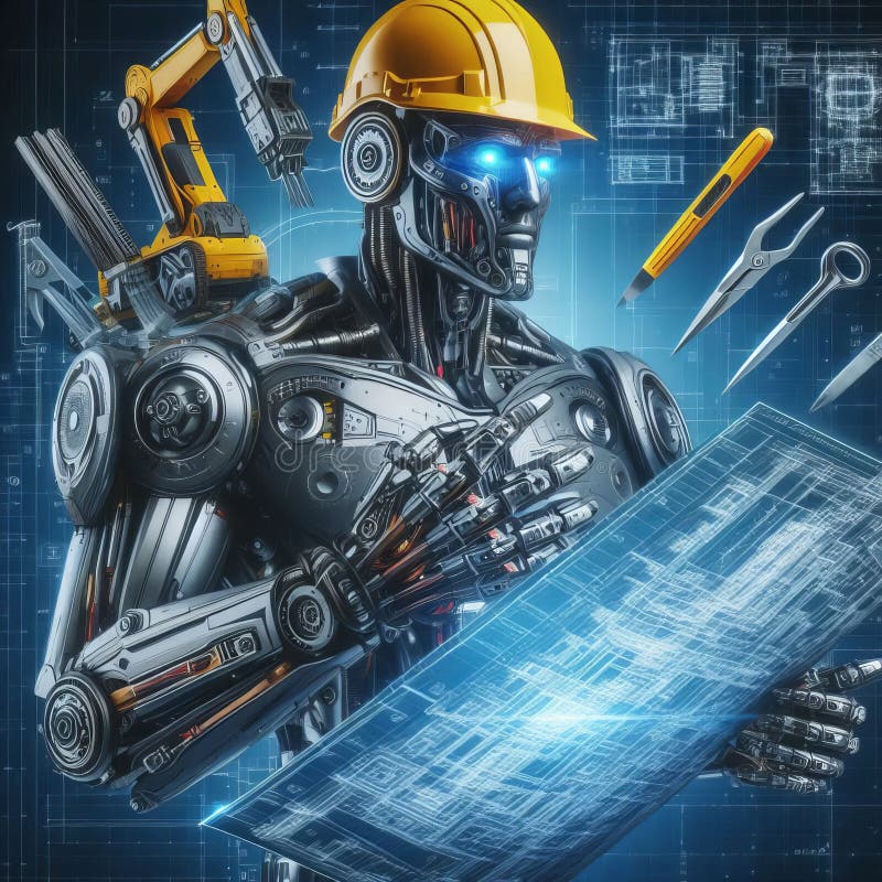 102 131. Construction Cyborg with Heavy Lifting Capabilities, P Stock Photo - Image of item ...