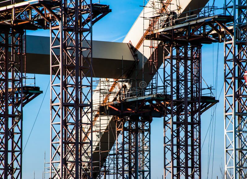 Construction de fer photo stock. Image du structure, utilisé - 25047496