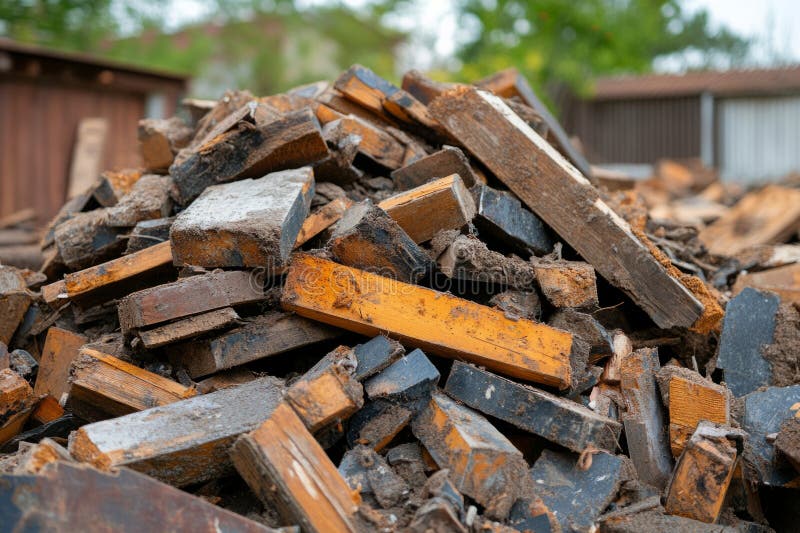 Large Pile Garbage Waste Materials Outdoor Environment Stock Photos ...