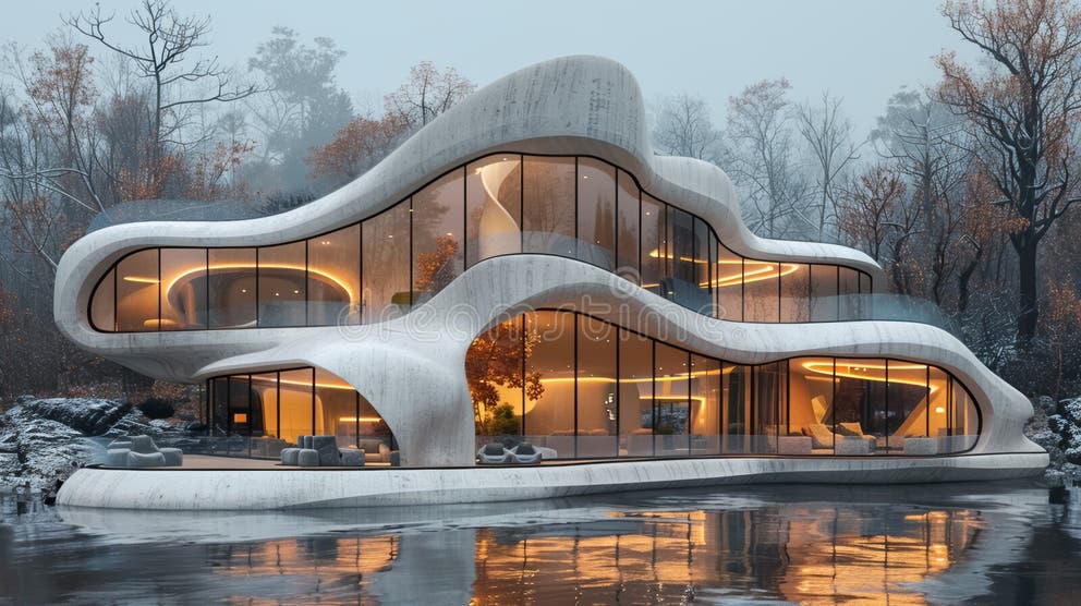 Construction Design Featuring Transparent Layers, Blending Modern ...