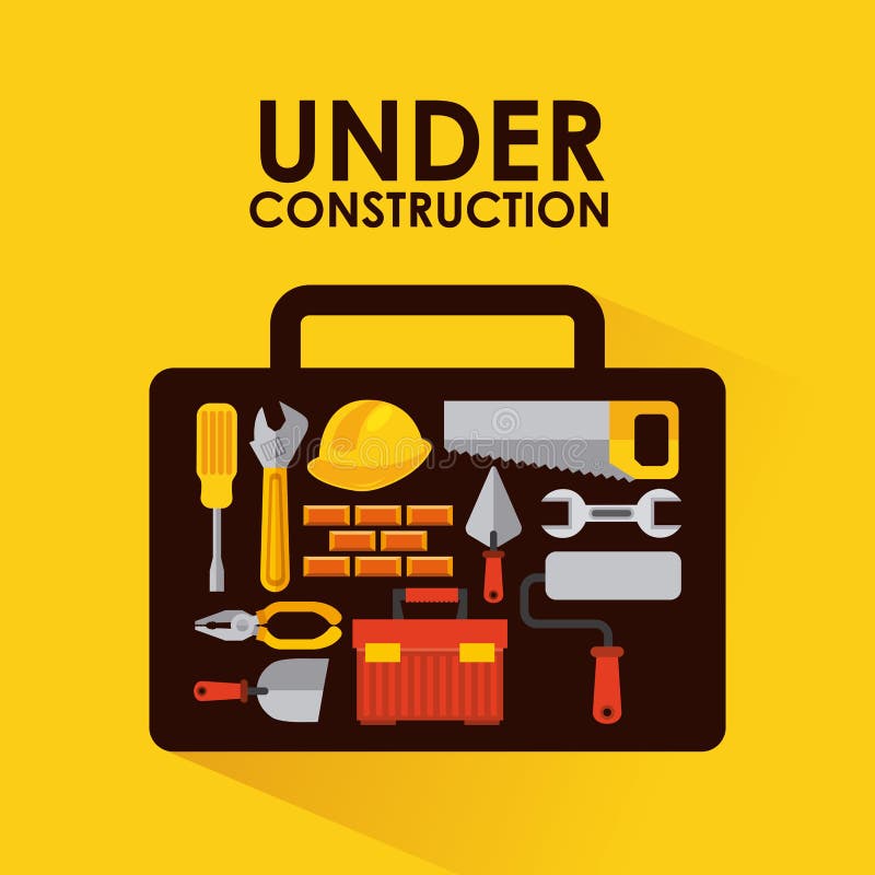 Construction design stock vector. Illustration of reconstruction - 47489137