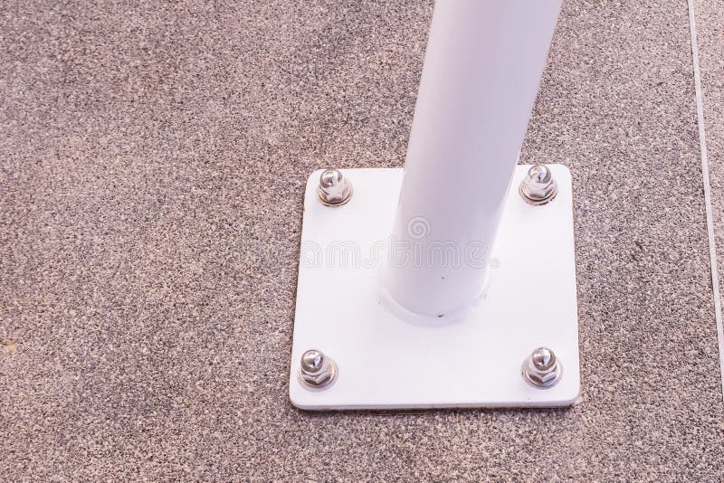 Construction Details : Structural Details of Base Plate Sun Shade Stock ...