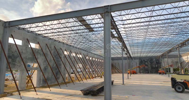 Construction of Distribution Warehouse. Development of Commercial Real ...