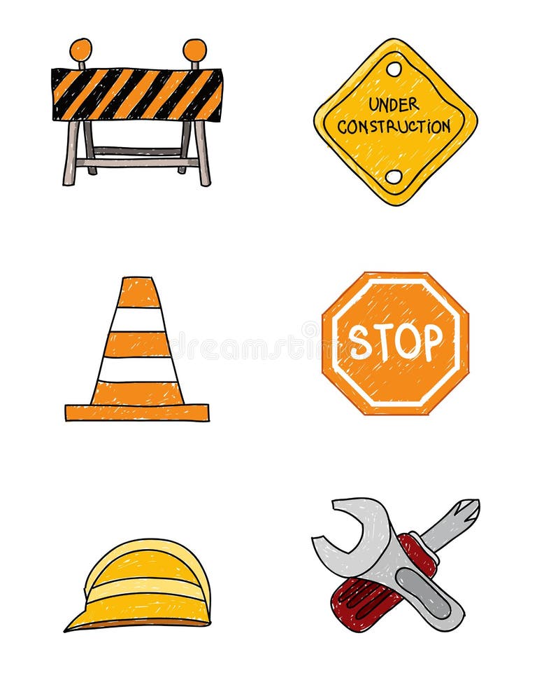 Construction Doodles Stock Illustrations – 906 Construction Doodles ...