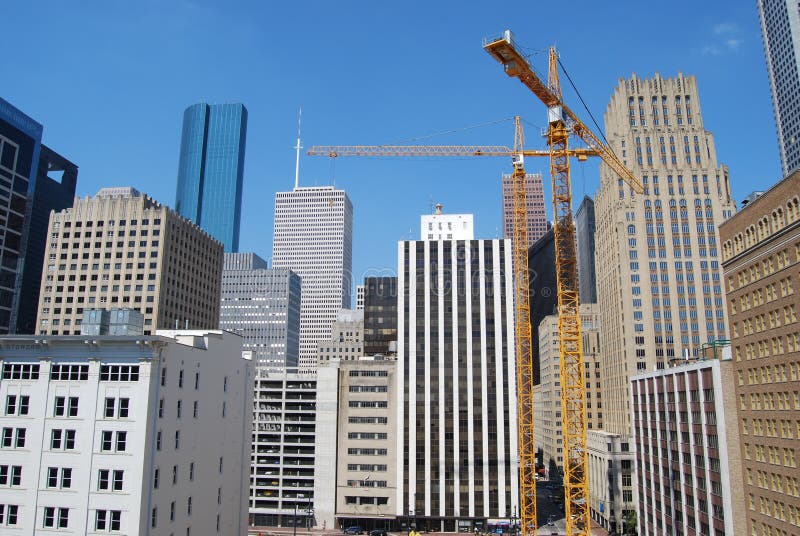 Buildings in Downtown Houston, Texas Editorial Stock Image - Image of ...
