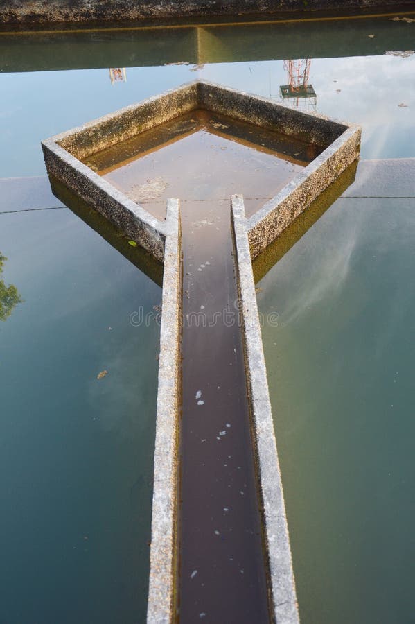 Construction of Drainage Water Filtration Stock Photo - Image of ...