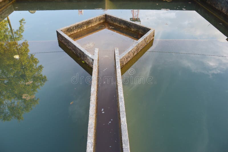 Construction of Drainage Water Filtration Stock Image - Image of ...