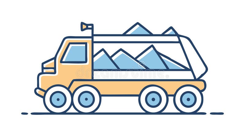 Construction Dump Truck Icon, Industrial, Vector Design Generative AI ...