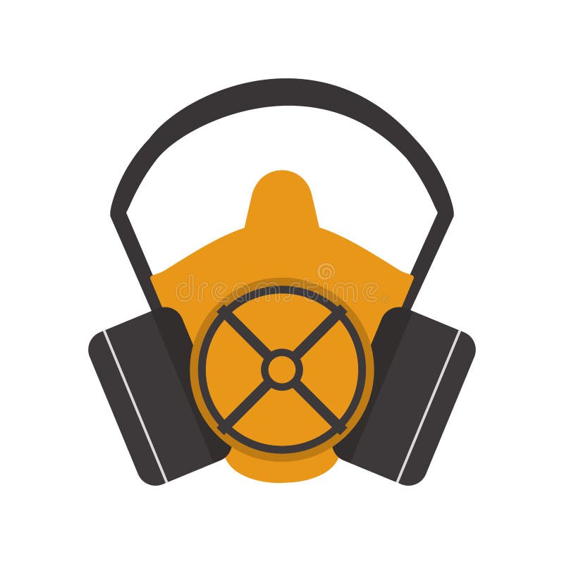 Construction dust mask stock vector. Illustration of dust - 133637433