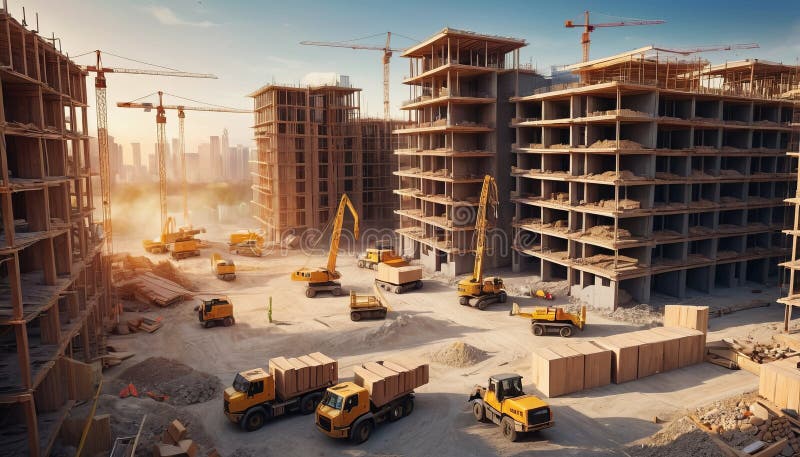 Construction Dynamics stock photo. Image of development - 314471430