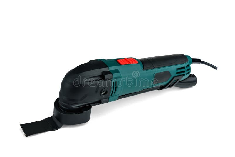 Construction Electric Multifunction Tool Isolated on White Background ...