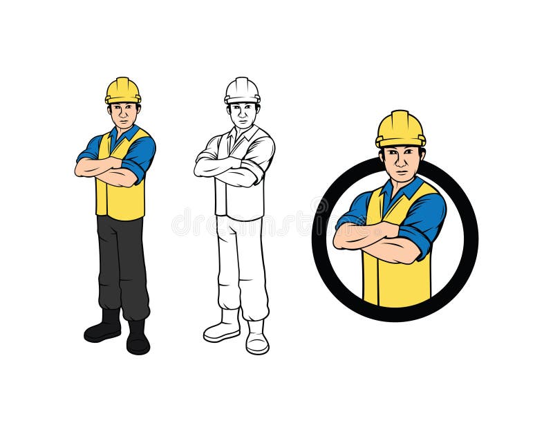 Construction Worker Character Animation Stock Illustrations – 457 ...