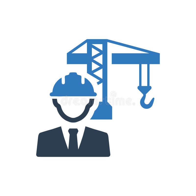 Construction Crane Icon stock vector. Illustration of crane - 120023240