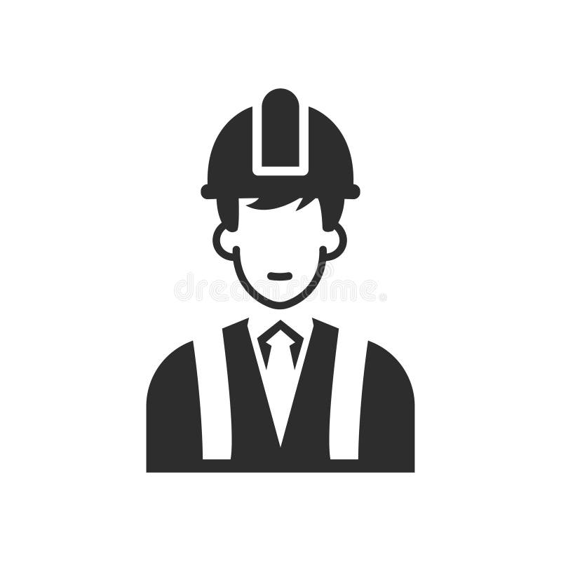 Construction Engineer. Service Engineer Icon. Architect Stock Vector ...