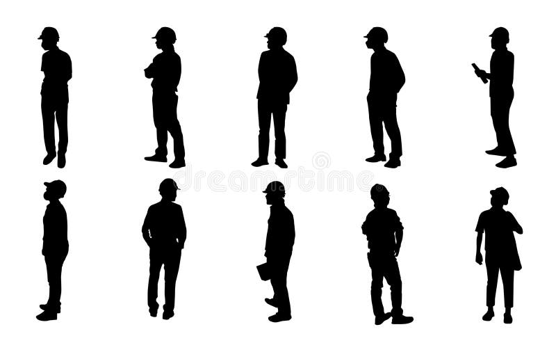 Construction Man Silhouette Stock Illustrations – 11,984 Construction ...